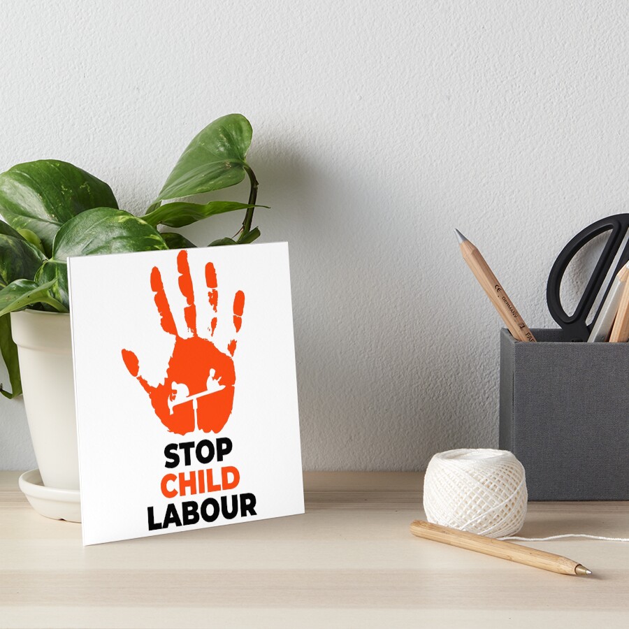 "Stop Child Labour" Poster for Sale by safwanthedj | Redbubble