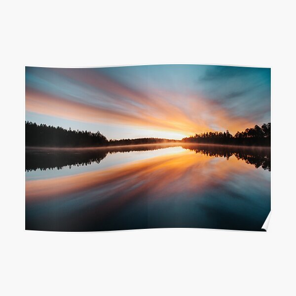 "Devil show on a Finnish lake" Poster for Sale by VaclavSonnek | Redbubble