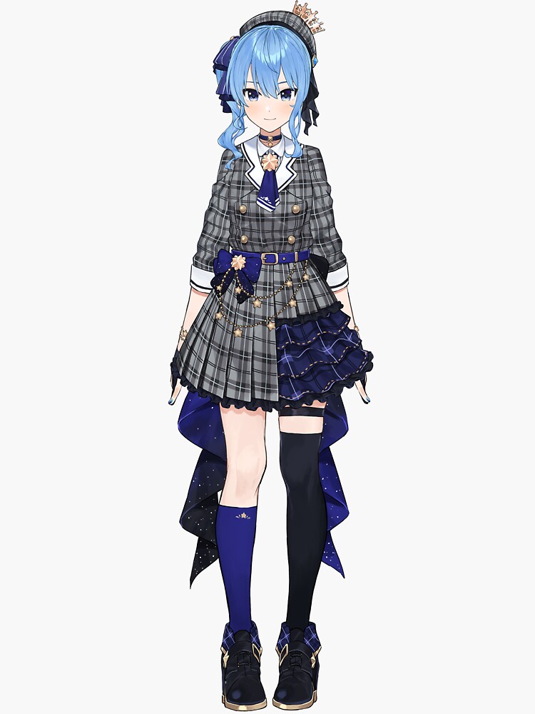 "Hoshimachi Suisei Full Body Sticker" Sticker for Sale by UwU-Senpai ...