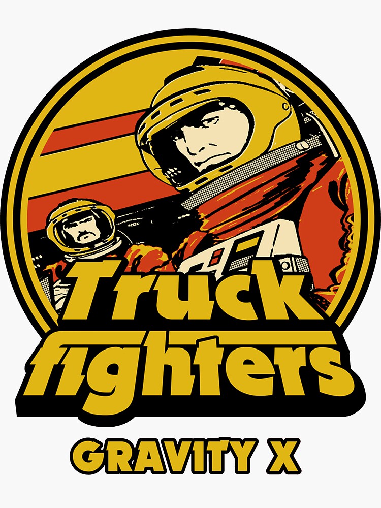 "swedish truckfighters gravity x band" Sticker for Sale by archiehars ...