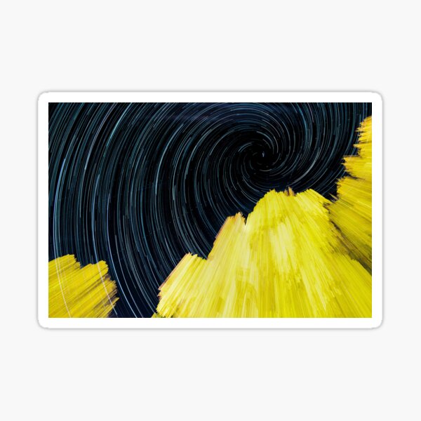"Night long exposure" Sticker for Sale by jsebouvi | Redbubble
