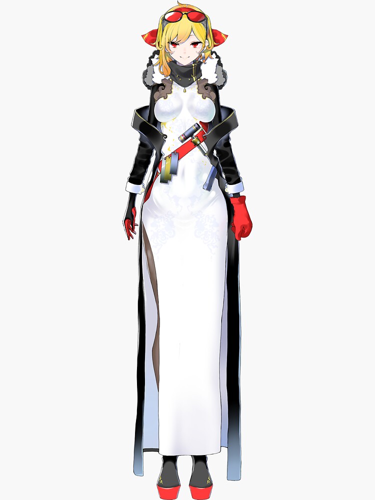 "Kaela Kovalskia Full Body Sticker" Sticker for Sale by UwU-Senpai ...