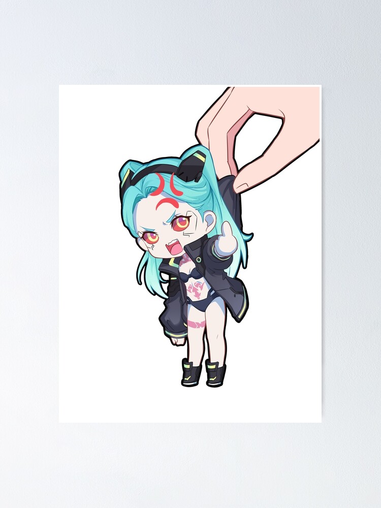 Poster « Chibi Rebecca Cyberpunk Edgerunners, Cyberpunk Edgerunners ...