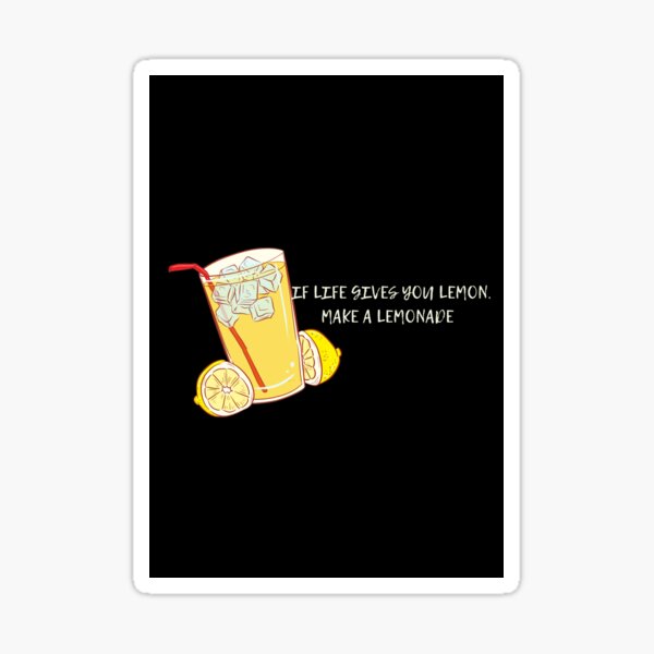 "Lemonade" Sticker for Sale by LaventoAtelier | Redbubble