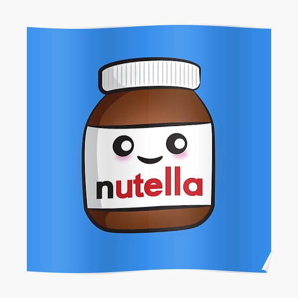 "Nutella face 2" Poster by Lauramazing | Redbubble