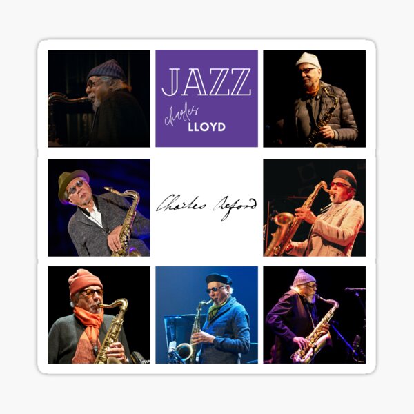 "Jazz music legends - Charles Lloyd" Sticker for Sale by gioamkoladze ...