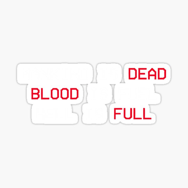 "Ultrakill Merch" Sticker for Sale by KaleyPurdy | Redbubble
