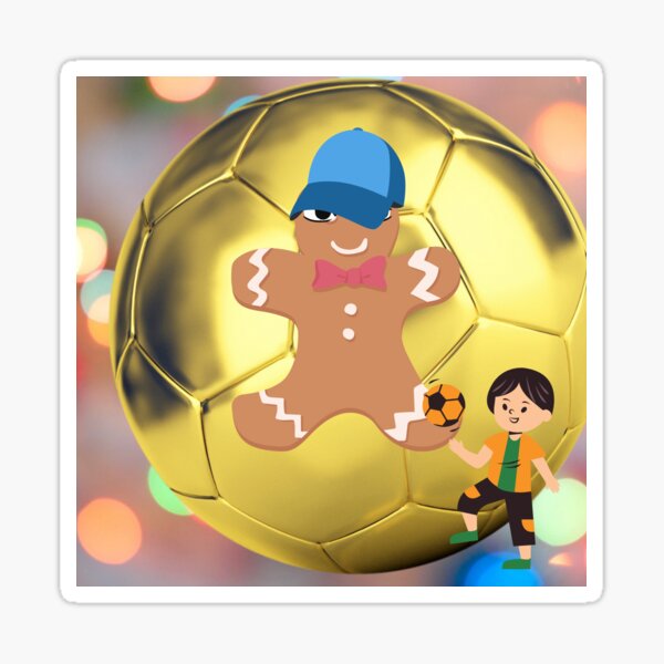 "Gingerbread man football team" Sticker for Sale by zakate | Redbubble