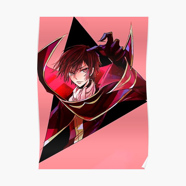"Lelouch Lamperouge Code Geass Artwork" Poster for Sale by hondart ...
