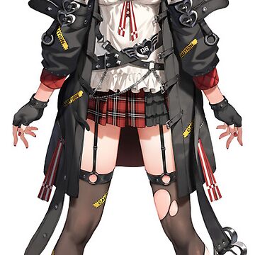 "Sakamata Chloe Full Body Sticker" Sticker for Sale by UwU-Senpai ...