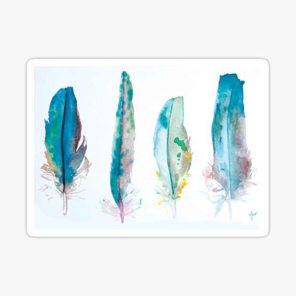"Light feather " Sticker for Sale by lakesandbay1 | Redbubble