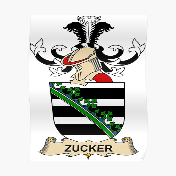 "Zucker" Poster for Sale by HaroldHeraldry | Redbubble