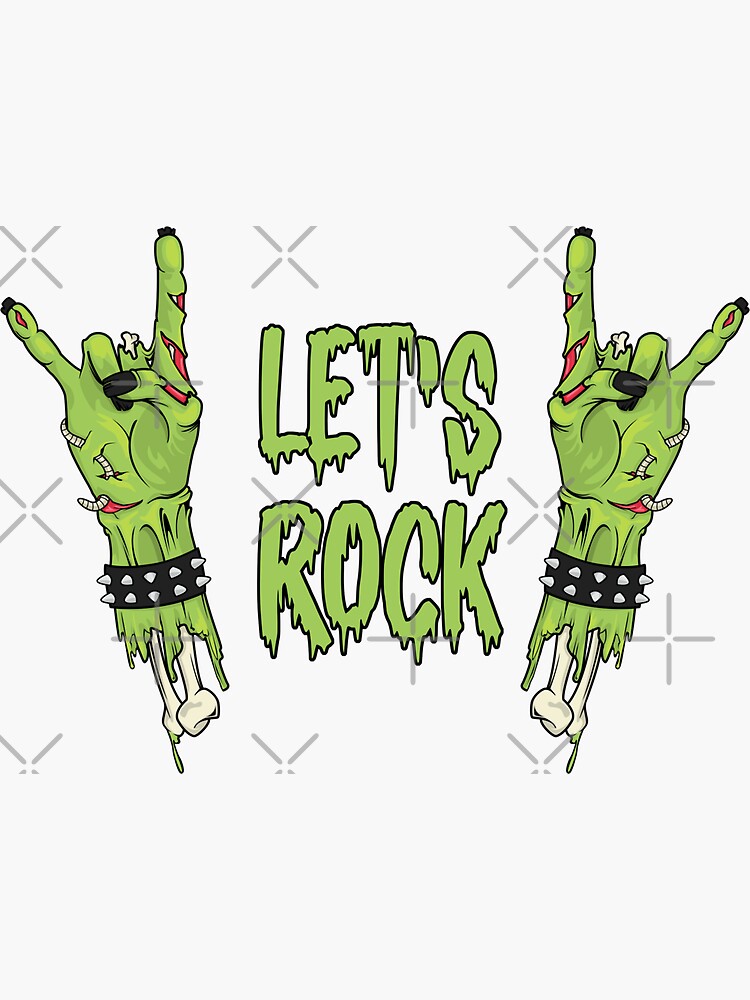 "Halloween, Zombie Rock Music, What a Night, Undead Party Design ...