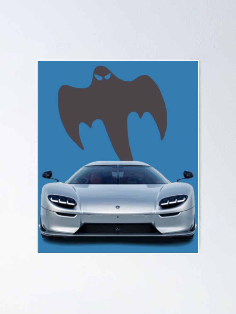 "Ghost Koenigsegg Ghost " Poster for Sale by willismatheson | Redbubble