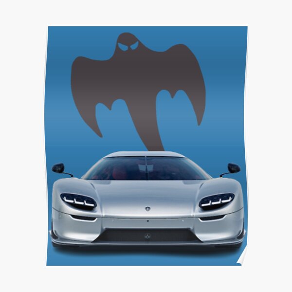 "Ghost Koenigsegg Ghost " Poster for Sale by willismatheson | Redbubble
