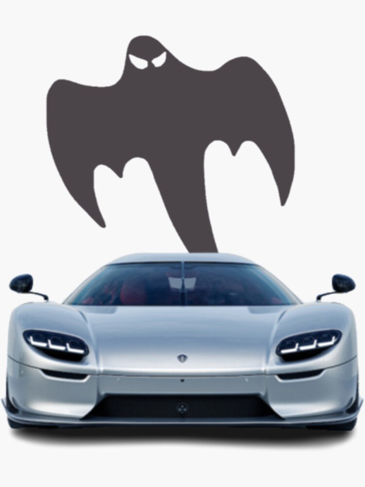 "Ghost Koenigsegg Ghost " Sticker for Sale by willismatheson | Redbubble