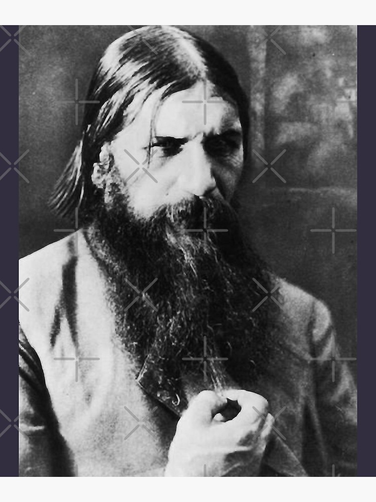 "Light Blue Singer Rasputin" Poster for Sale by Garrickmichaele | Redbubble