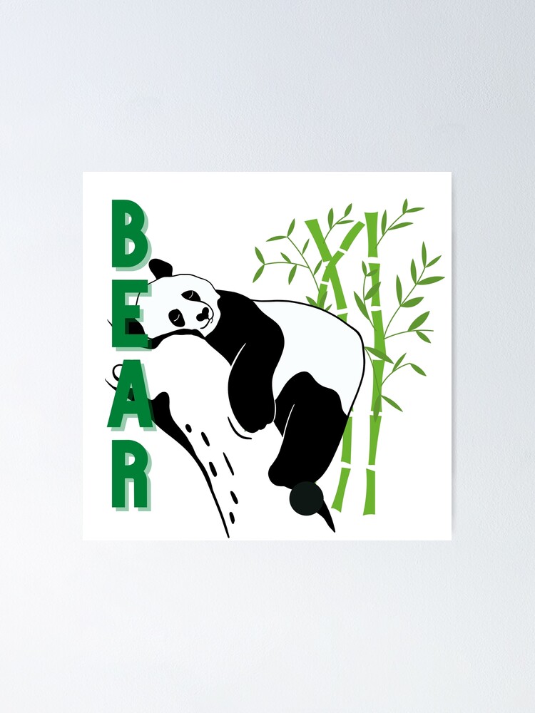 "BEAR POOR BEAR SAFARI" Poster for Sale by ckudagama | Redbubble