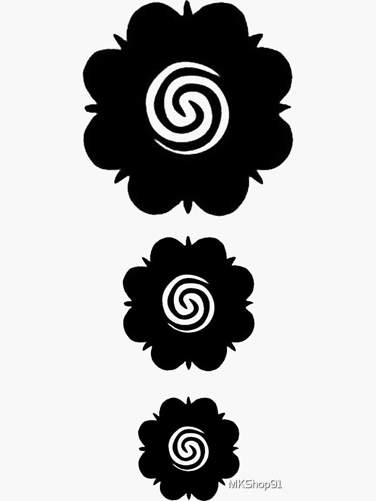 "Bunga Terung Iban or Borneo Flower T-Shirt Template Design" Sticker ...