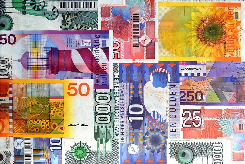 "Dutch money from the Gulden Time" by Arie Koene | Redbubble