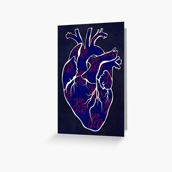"Heartless- Neon Red and Neon Blue Anatomical Hearts Gothic Version 1 ...