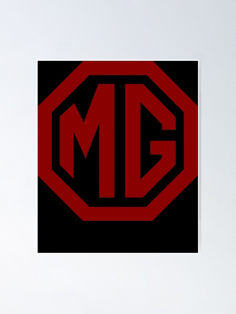 "MG' Car Logo vintage" Poster for Sale by KELLYBROWND | Redbubble