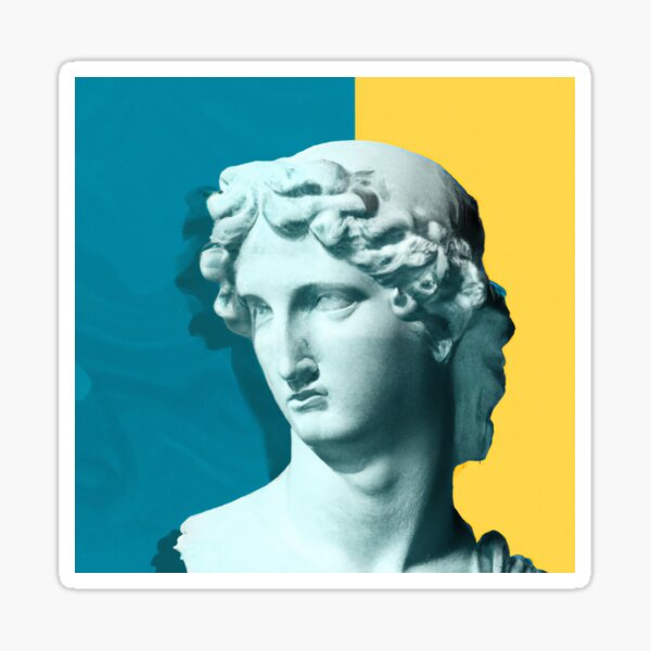 "An Artwork of Ancient Greek Statue" Sticker for Sale by YalcinPub ...