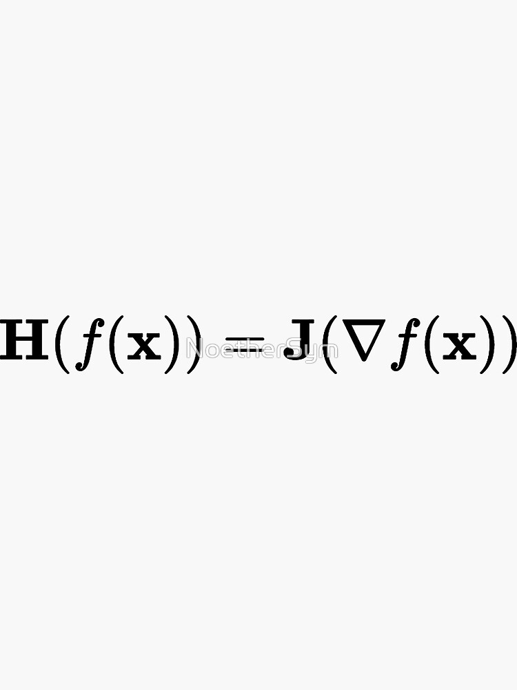 Hessian Matrix And Jacobian Matrix Relation Differential Calculus And