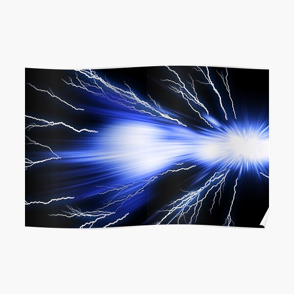 "Light lightning" Poster for Sale by Zip-Zup | Redbubble