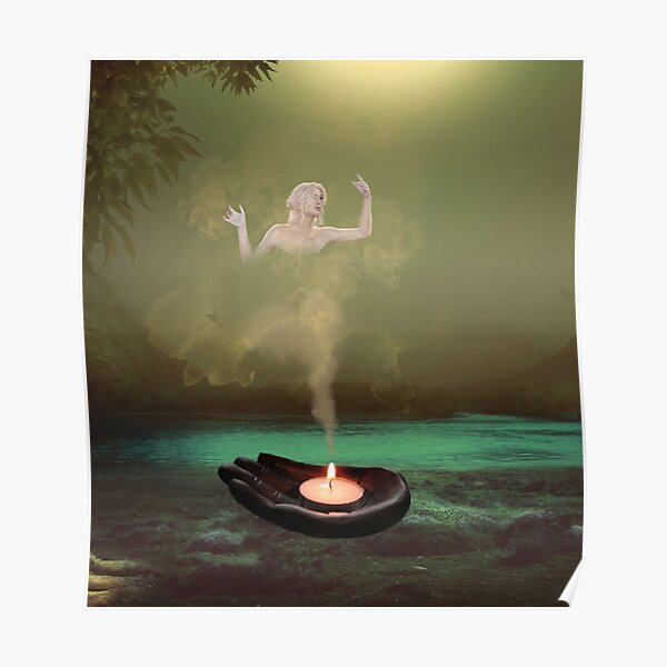 "The fairy disappears into the smoke" Poster for Sale by mongsil777 ...