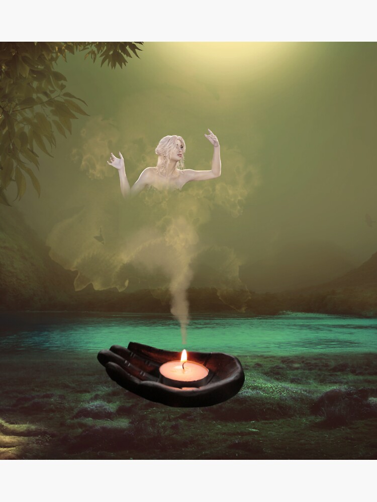 "The fairy disappears into the smoke" Sticker for Sale by mongsil777 ...