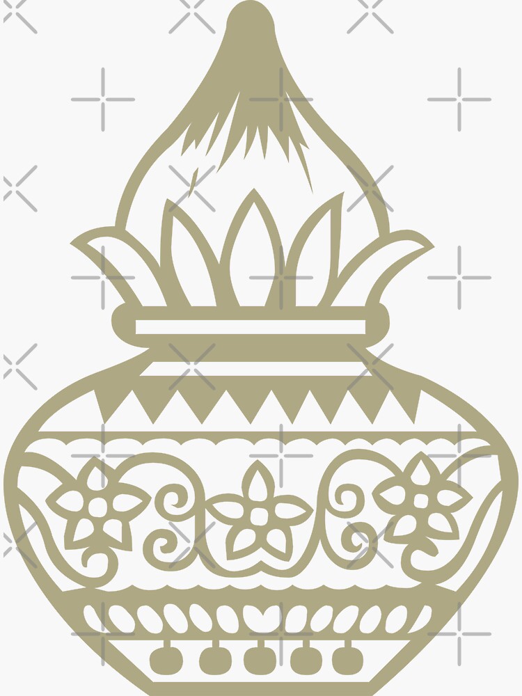 "Indian Kalash" Sticker for Sale by Cartrect | Redbubble