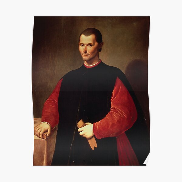 "Niccolo Machiavelli" Poster for Sale by cic17 | Redbubble