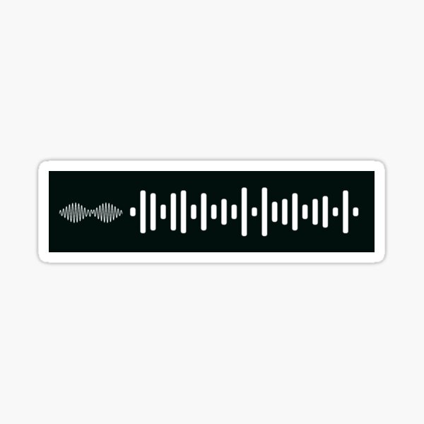"Arctic Monkeys - I Wanna Be Yours (Spotify Code)" Sticker for Sale by ...