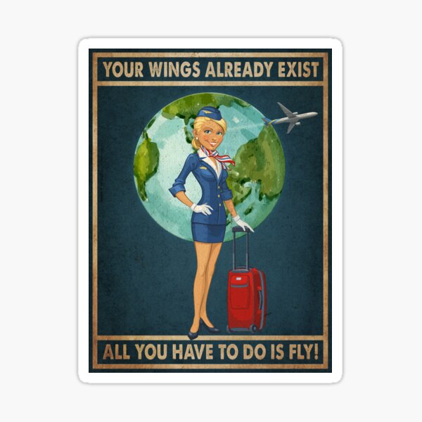 Pegatina «Tus alas ya existen Todo lo que tienes que hacer es volar» de ...