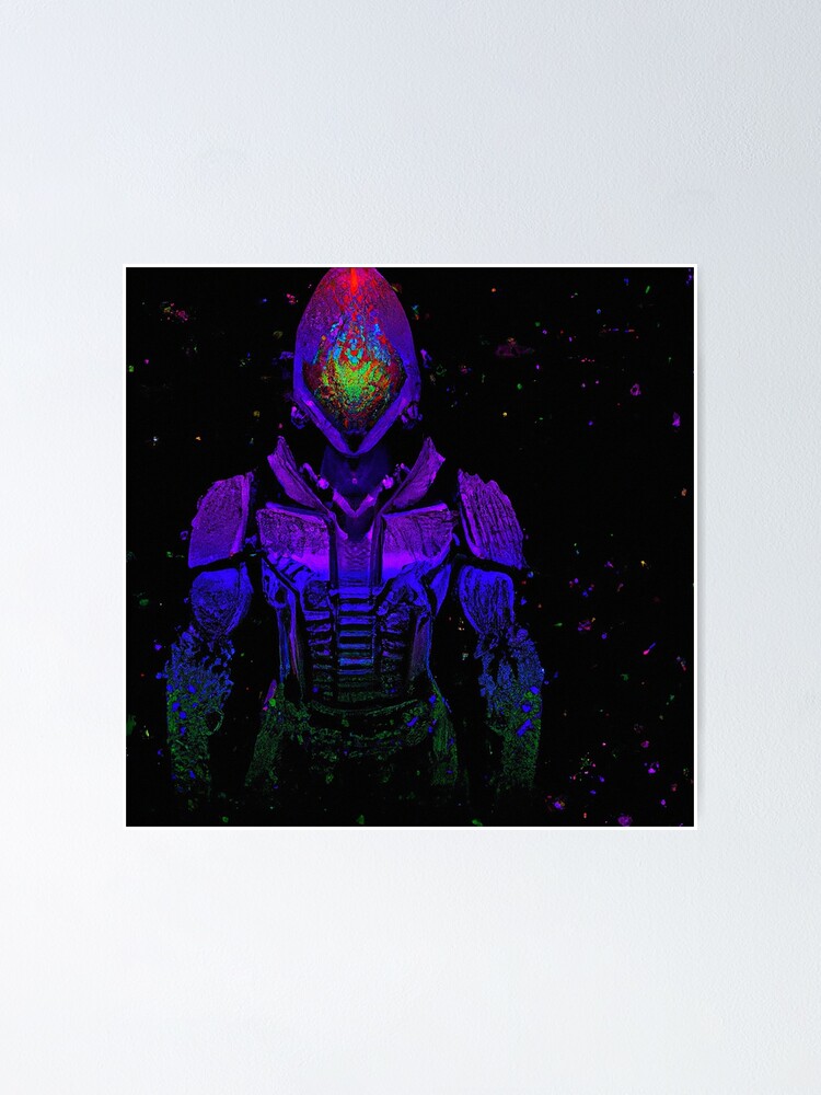 "Neon Knight - Deep Space Aesthetic" Poster for Sale by GWTF-Designs ...