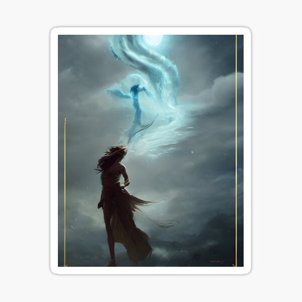 "Elemental Magic" Sticker for Sale by AzurionAI | Redbubble