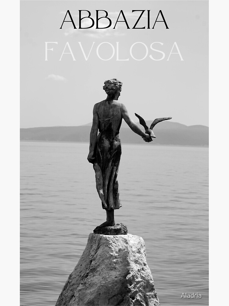 "Abbazia, who is she tho?" Sticker for Sale by Aladria | Redbubble