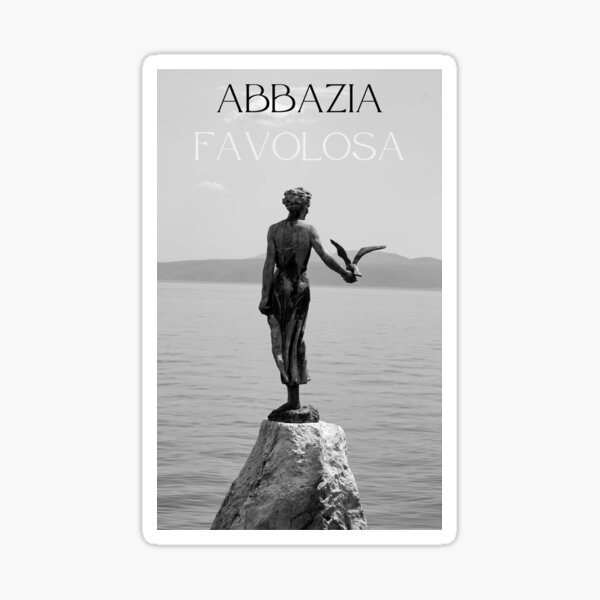"Abbazia, who is she tho?" Sticker for Sale by Aladria | Redbubble