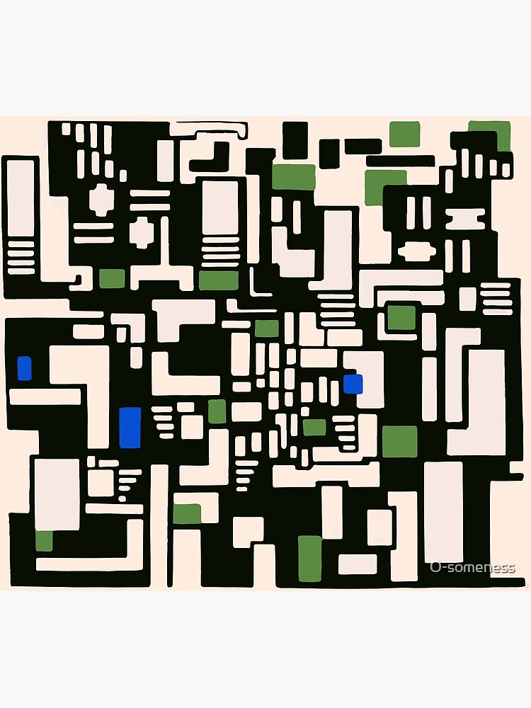 "Abstract art with multiple shapes" Poster for Sale by O-someness ...