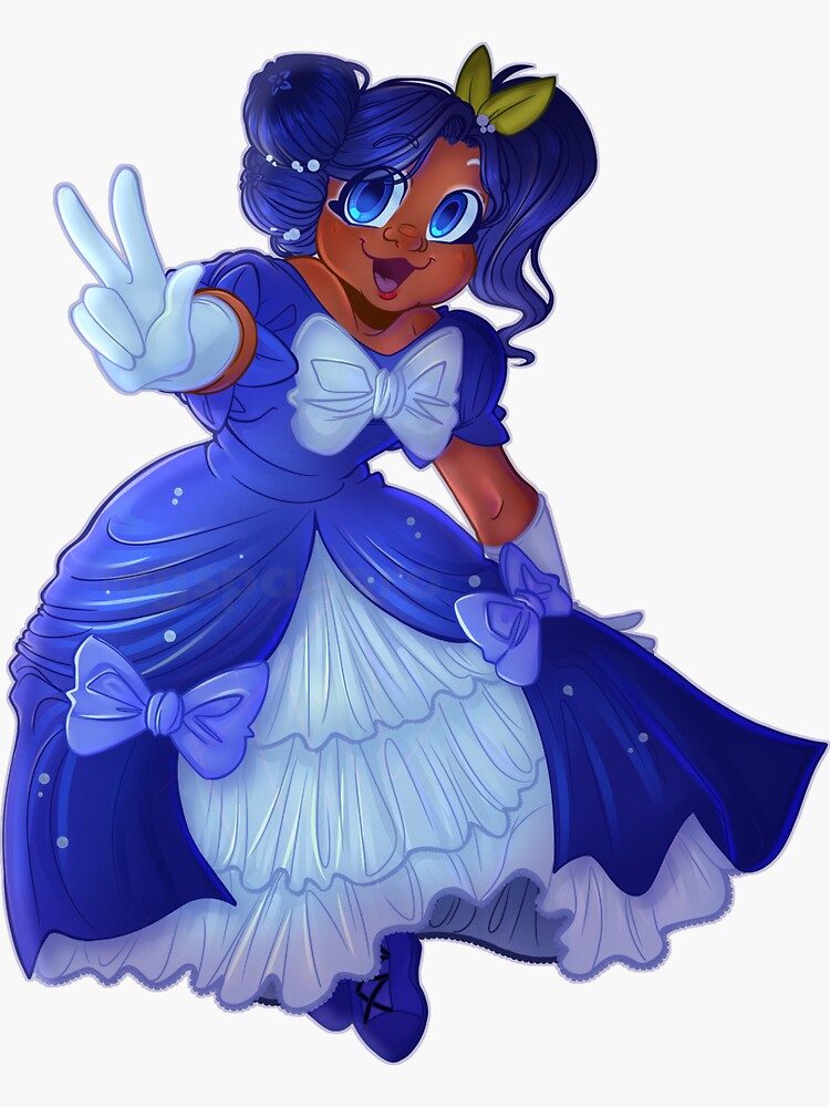 "GSPAEpro Blueberry Princess STICKER" Sticker for Sale by GSPAEpro ...