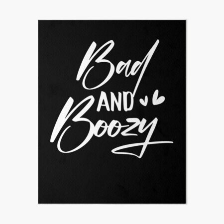 "Bride and Boujee Shirt, Bad and Boozy, Bacheloretee Party Shirts ...