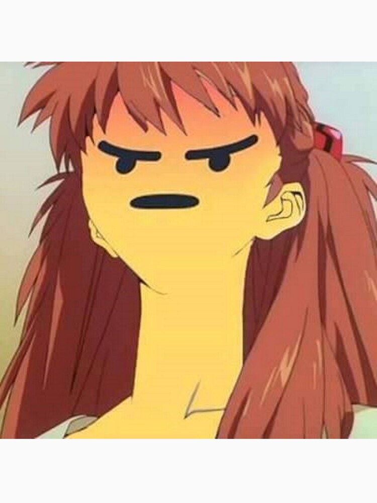 "Angry Asuka" T-shirt for Sale by vanobras | Redbubble | meme t-shirts ...