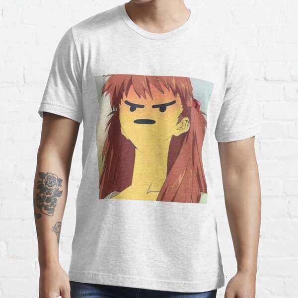 "Angry Asuka" T-shirt for Sale by vanobras | Redbubble | meme t-shirts ...