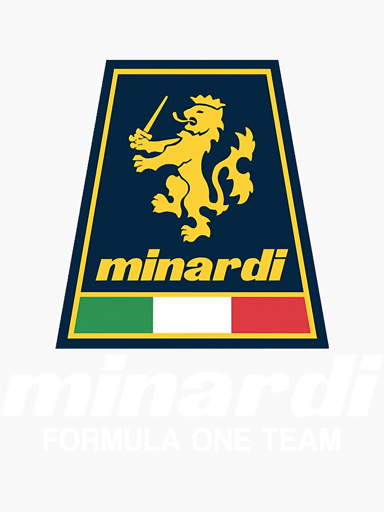 "Minardi Racing Team logo" Sticker for Sale by ANTHONYPALERMO | Redbubble