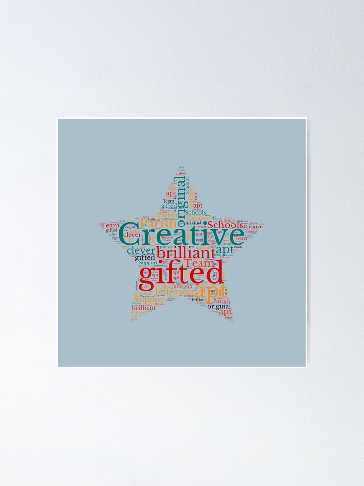 "Gifted Education faculty design" Poster for Sale by India2022 | Redbubble