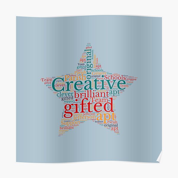 "Gifted Education faculty design" Poster for Sale by India2022 | Redbubble