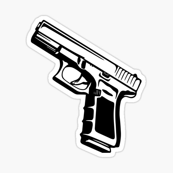 "Glock" Sticker for Sale by Ulfenborg | Redbubble