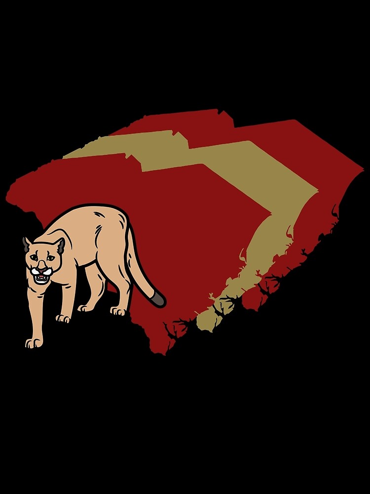 "South Carolina Border, Cougars" Poster for Sale by LatterDaze | Redbubble
