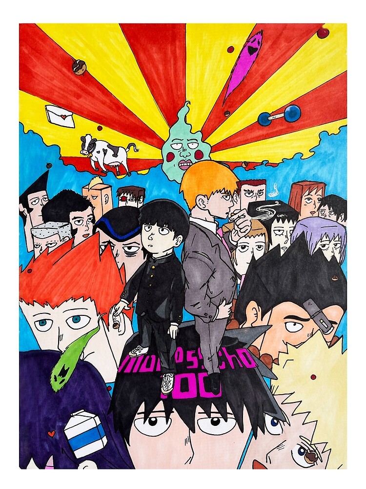 "Mob Psycho 100 Original Poster" Poster for Sale by DoubleRatShop ...